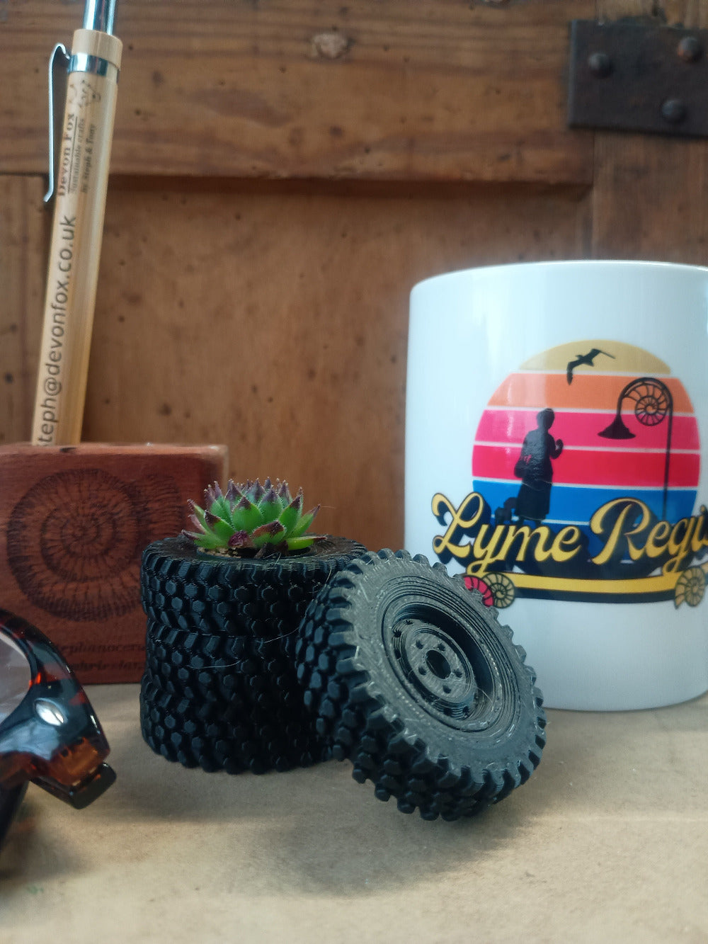 3D Printed Tyre Stack Pot - Small & Large Plant Pots – Devon Fox